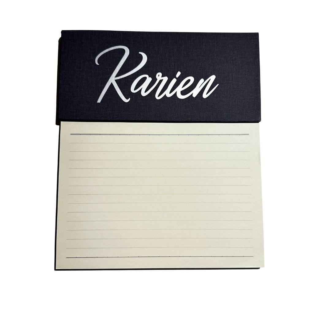 Personalized Notepad Set – Karien Creates Personalized Gift Shop
